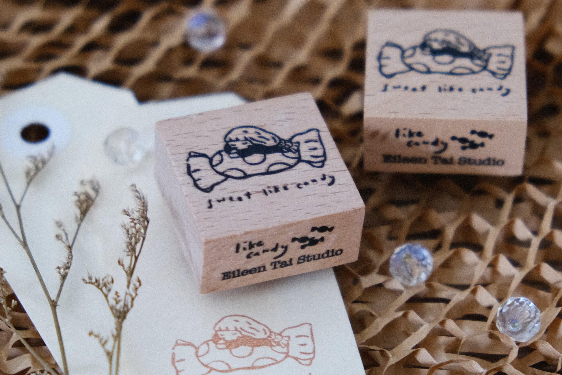 Sweet Like Candy Rubber Stamp – Eileen Tai Studio